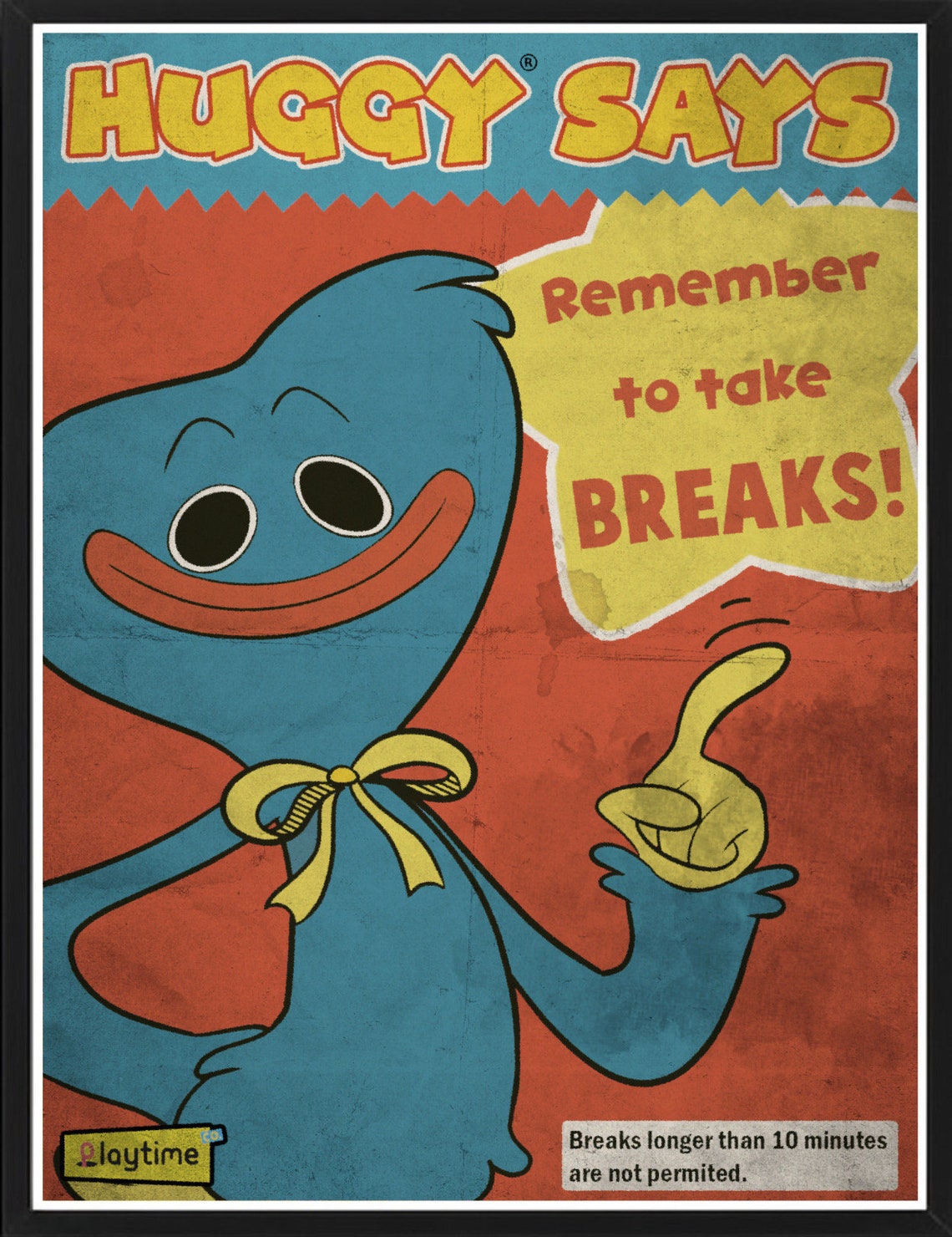 Set of 6 Poppy Playtime Digital Download Poster Bundle for Bedroom ...