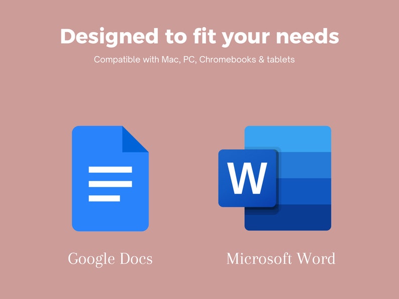 Minimalist Simple Single Column Format Resume Template for Word, Google ...
