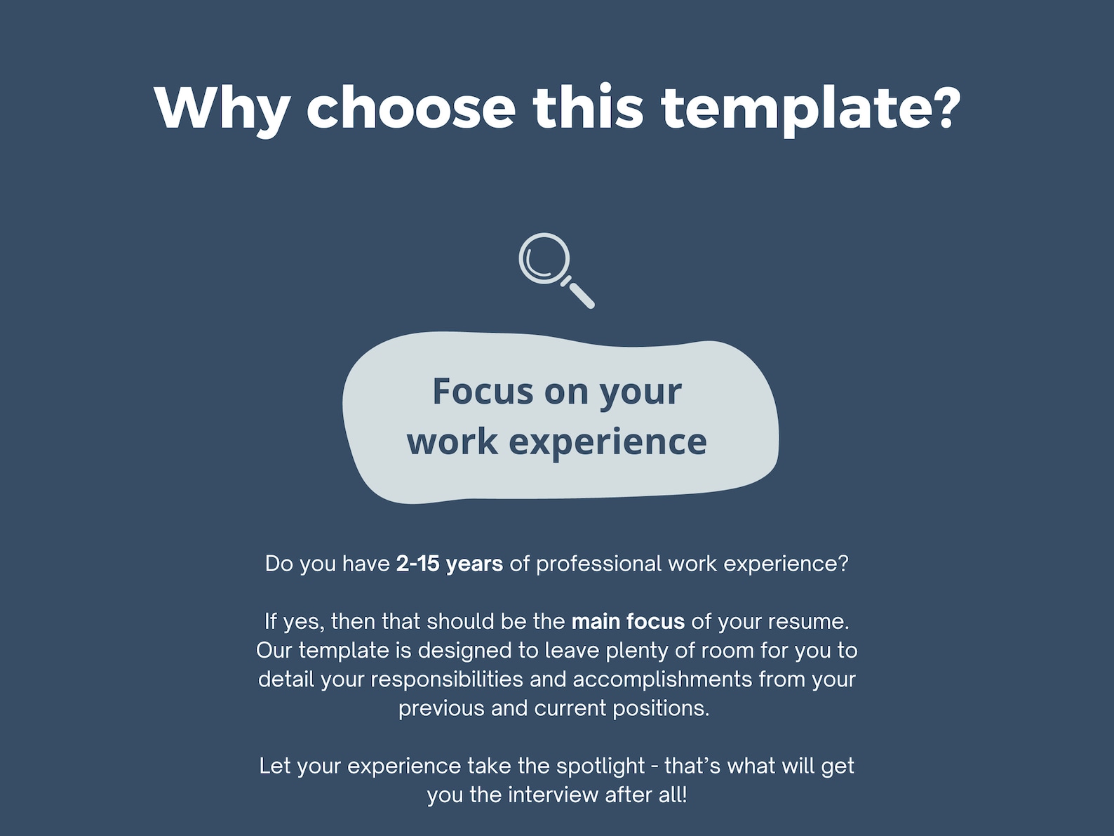Minimalist Simple CV Resume Template for Word, Google Docs, 1 Page ...