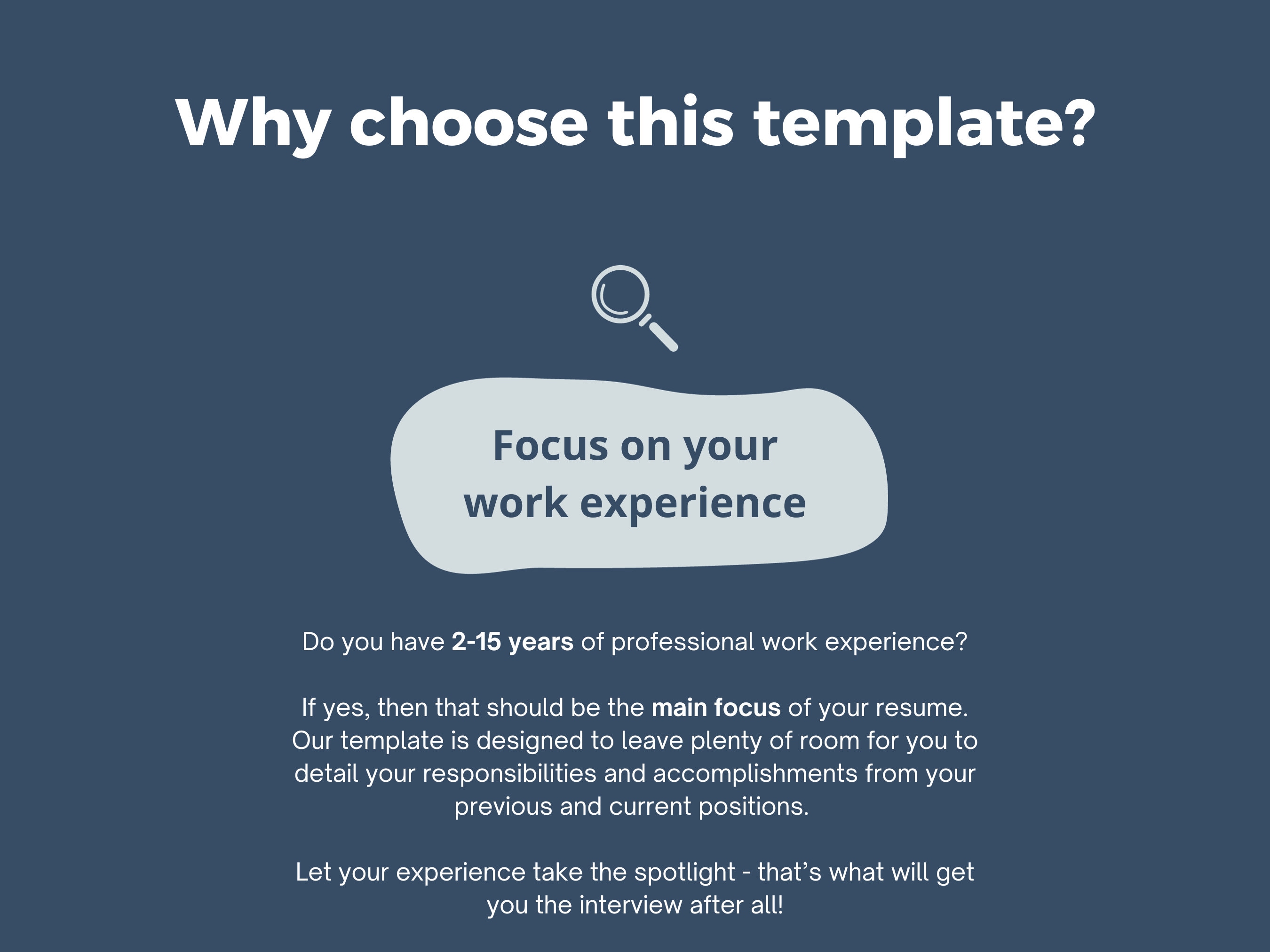 Minimalist Simple CV Resume Template for Word, Google Docs, 1 Page ...