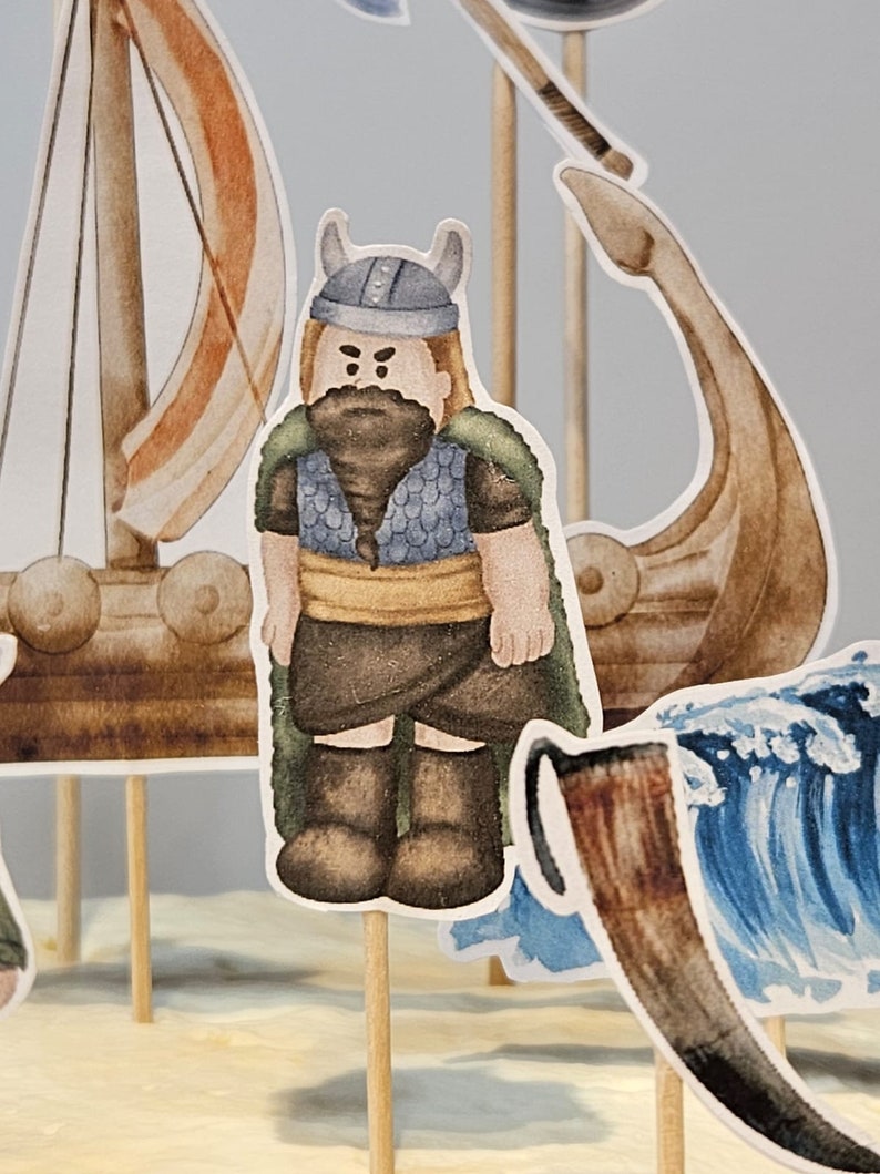 Cake Topper Vikings - Etsy