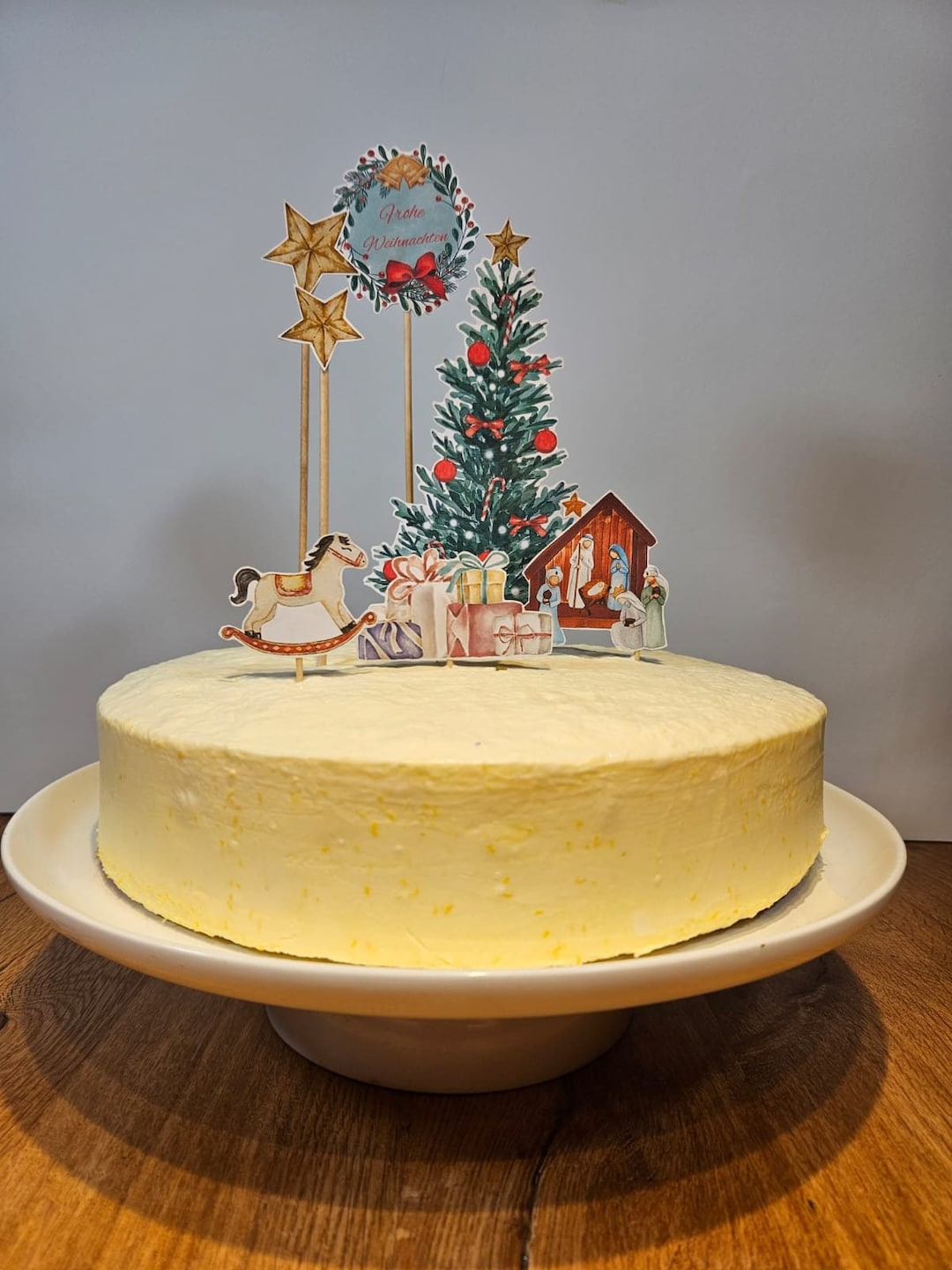 Cake Topper Christmas Nativity Scene - Etsy