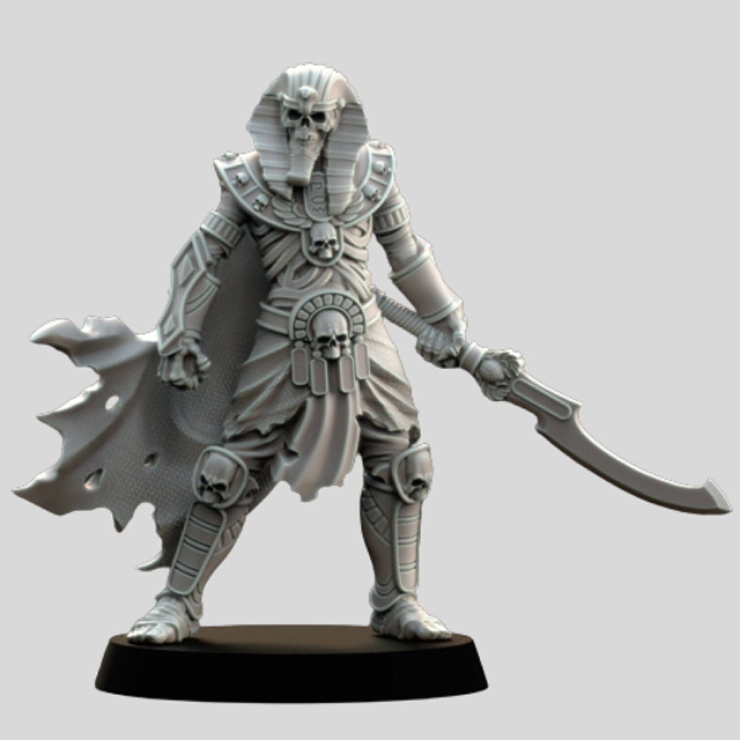 Mummified Undead King STL, 3D Digital Printing STL File, 3D Model Stl ...