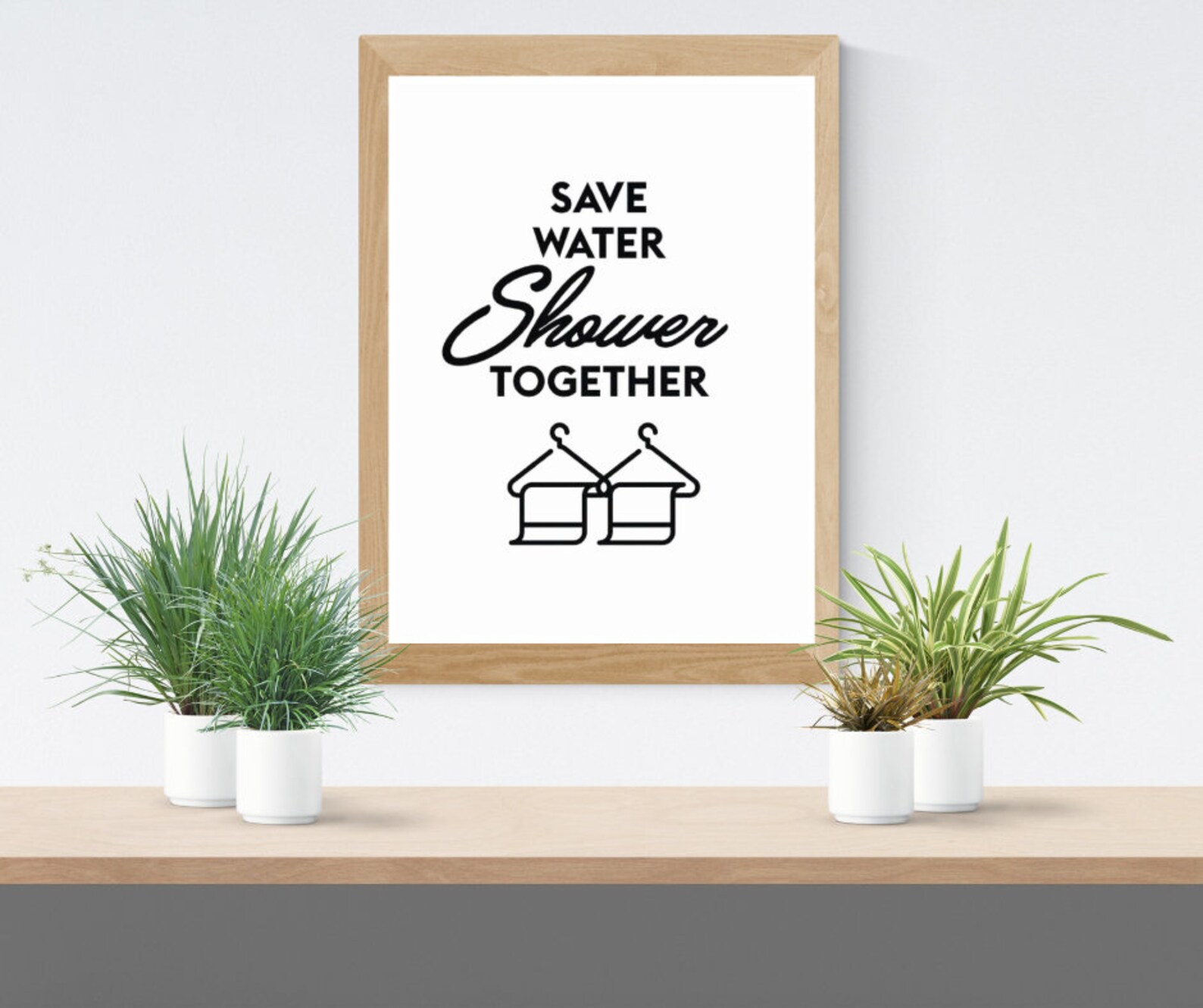 Quirky Save Water Digital Print - Humorous Eco-friendly Wall Art - Etsy