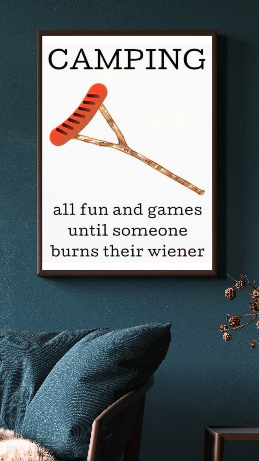 Outdoor Adventure Vibes: Camping Humor Digital Print - Etsy