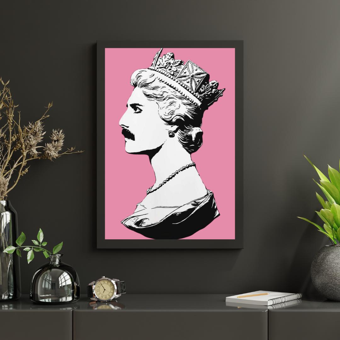 Queen Fan Gift Idea Freddie Mercury Poster Digital Art - Etsy