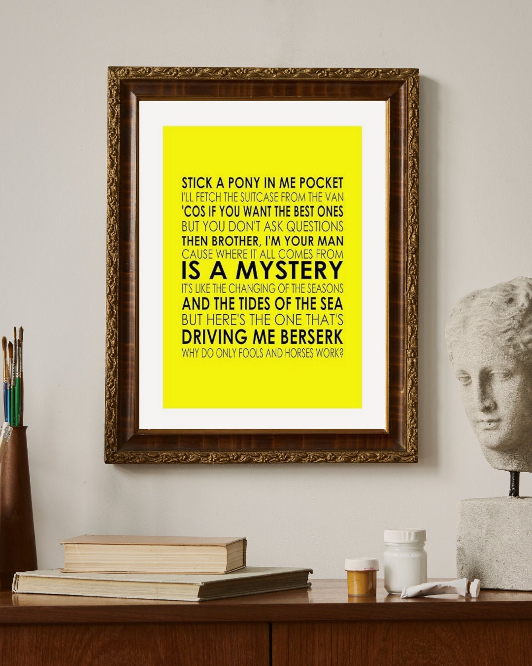 Quirky British Comedy Print Only Fools TV Show Memorabilia - Etsy