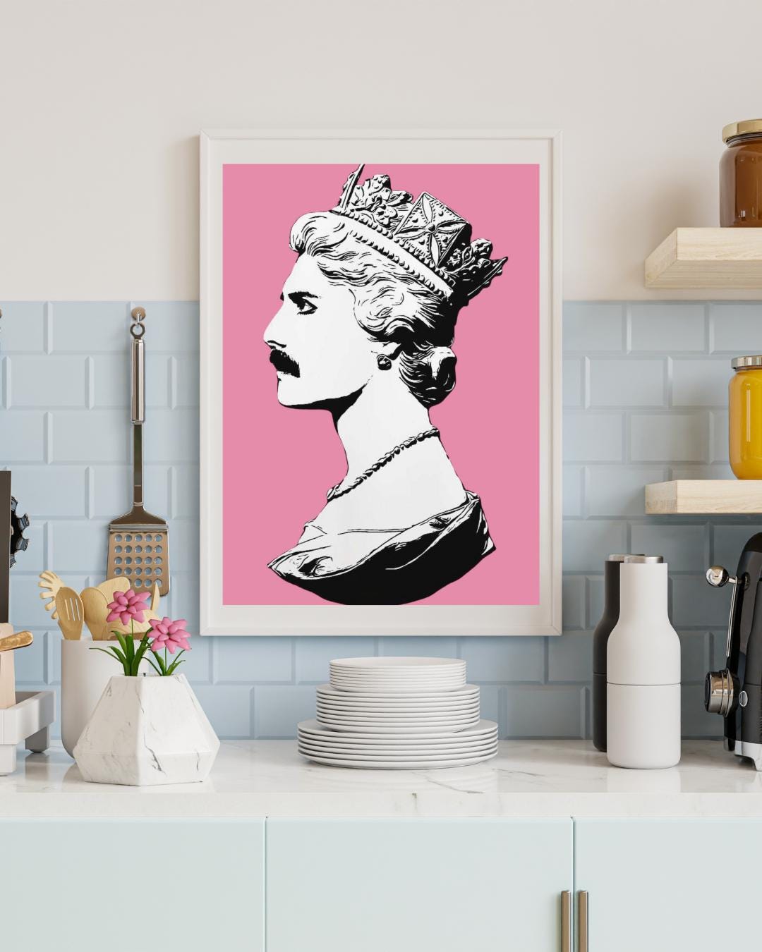 Queen Fan Gift Idea Freddie Mercury Poster Digital Art - Etsy