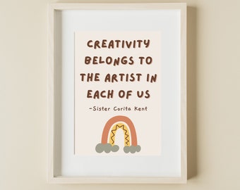 Matisse Poster, Henri Matisse Quote Prints, Typography, Playroom Wall ...