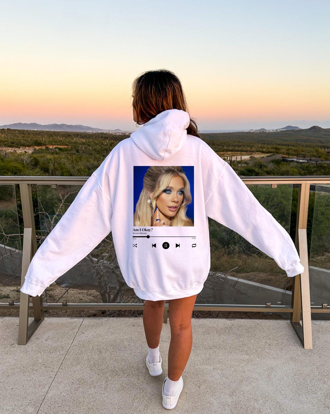 Megan Maroney's 'am I Okay' Album Hoodie Sweatshirt, Unisex Eco ...