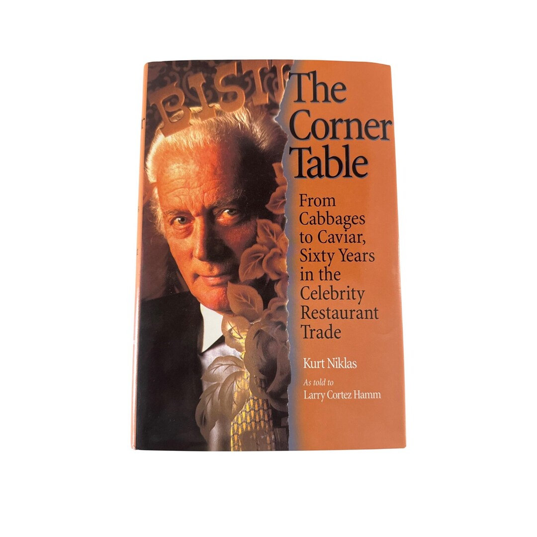 The Corner Table Hardcover Kurt Niklas Signed 2000 - Etsy