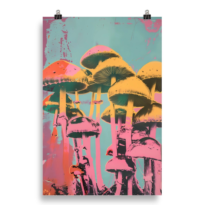 Abstract Painting Fungi - Etsy