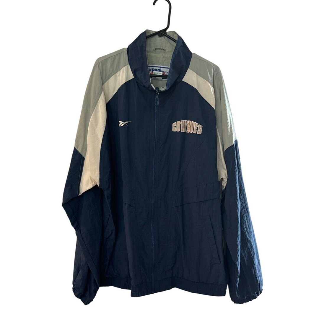 Rare Vintage Dallas Cowboys NFL Pro Line Reebok XL Jacket Blue & Gray ...