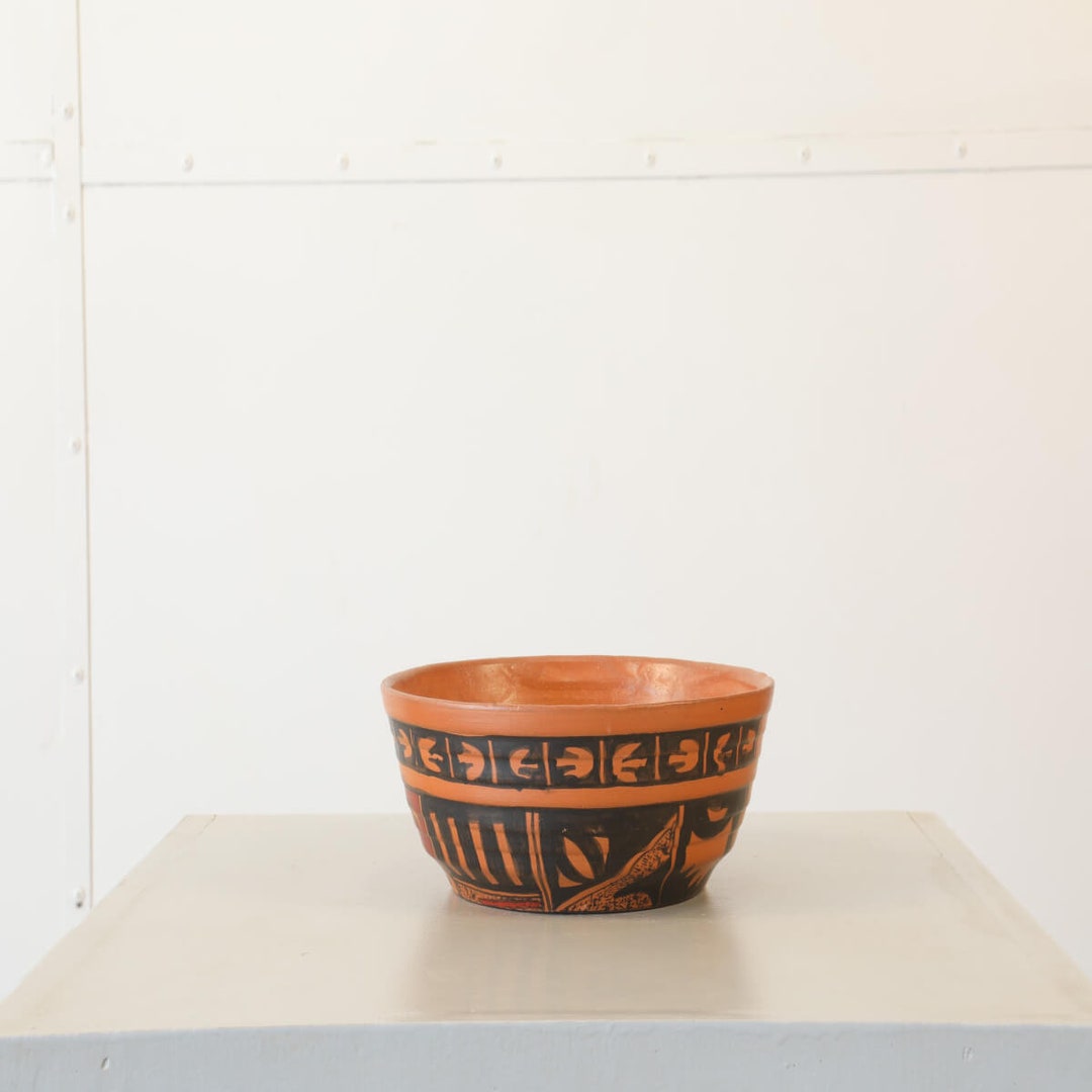 Clay Linear Salad Bowl - Etsy