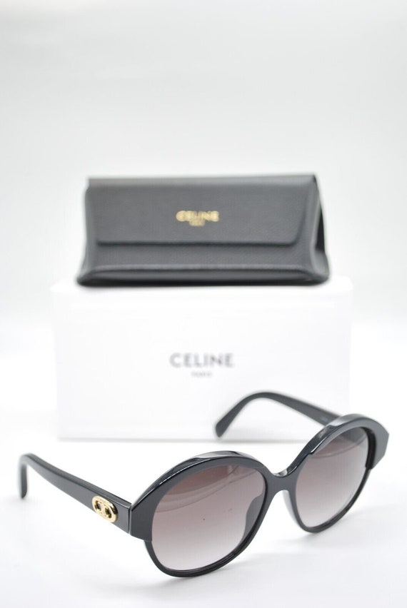 NEW CELINE Cl40154I 01K black gray gradient authentic… - Gem