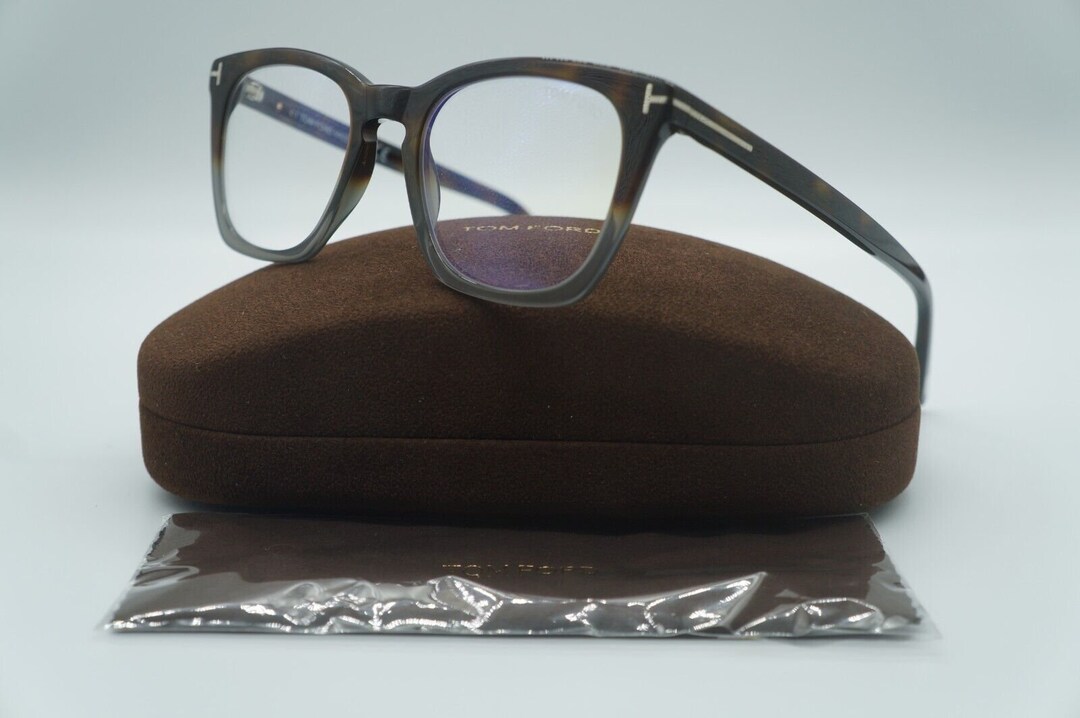 NEW TOM FORD Tf 5736-B 055 Havana Blue Block Authentic Eyeglasses Frames 50-20 - Etsy