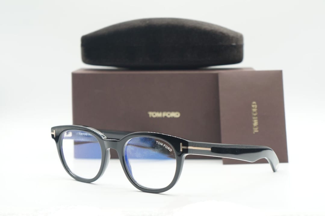 NEW TOM FORD Tf 5807-B 001 Black Authentic Eyeglasses Frames 50-21 - Etsy