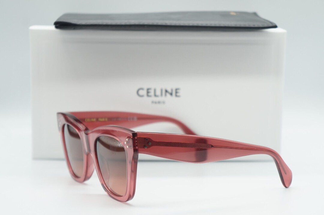 CELINE CL4004IN 74T RED Authentic Sunglasses Frames 50-22 - Etsy UK