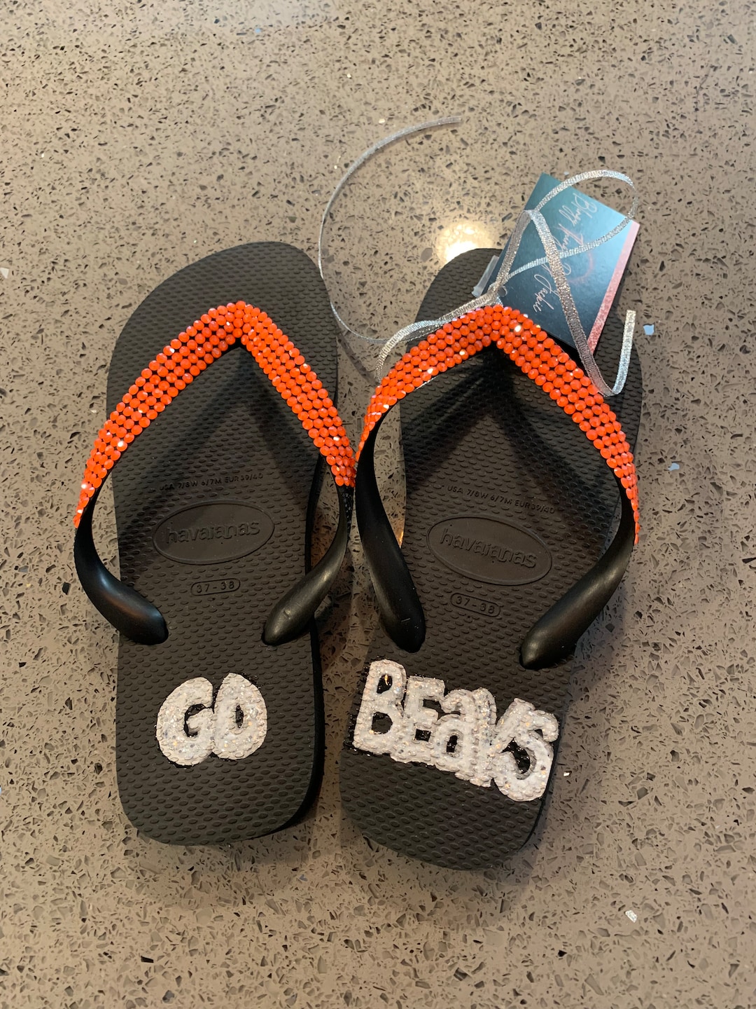 Custom Made to Order College Fan Flip Flops! - Etsy