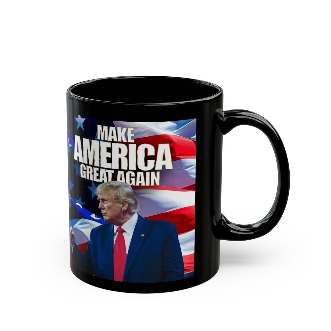 MAGA 2024 Black Ceramic Mug - Etsy