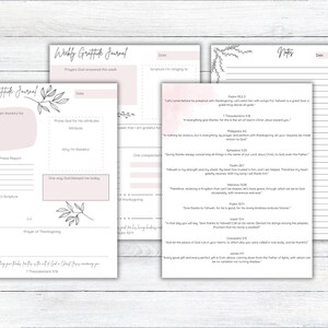 Christian Gratitude Journal Printable - Etsy
