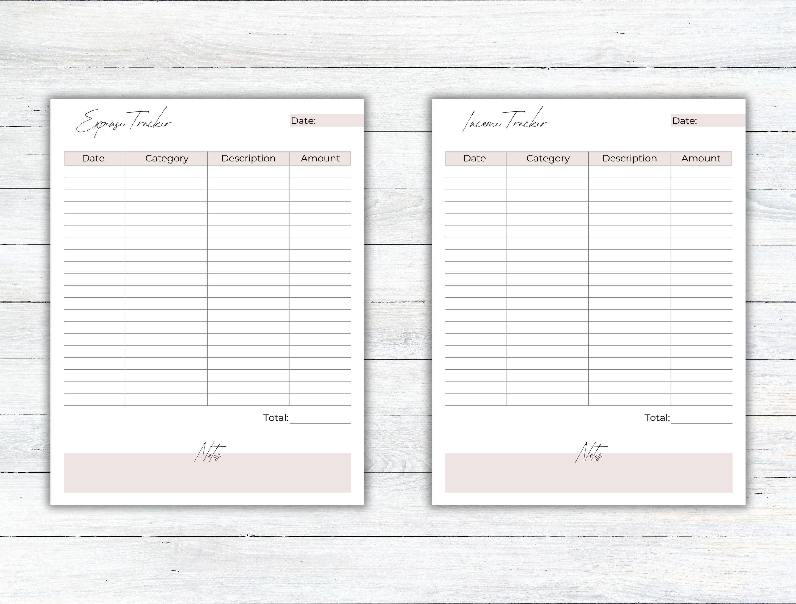 Monthly Budget Planner & Expense Tracker - Etsy