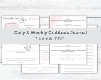 28-day Gratitude Challenge Printable | Daily Gratitude Journal ...