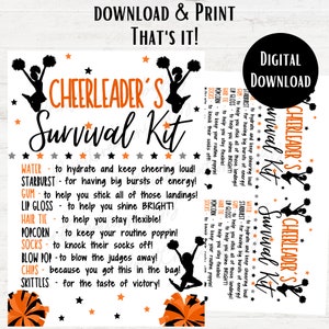 Cheer Survival Kit | Cheerleader Gifts | Dance Cheer Team Gifts | Treat ...