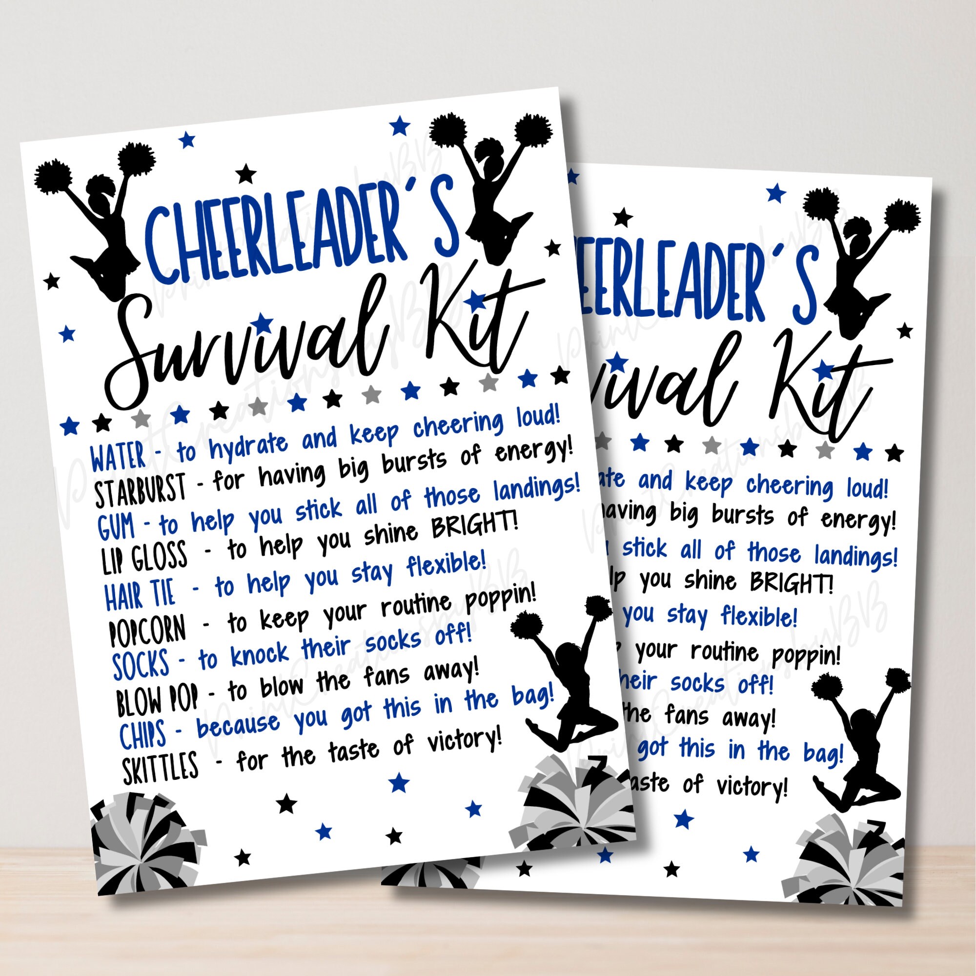 Cheer Survival Kit | Cheerleader Gifts | Dance Cheer Team Gifts | Treat ...