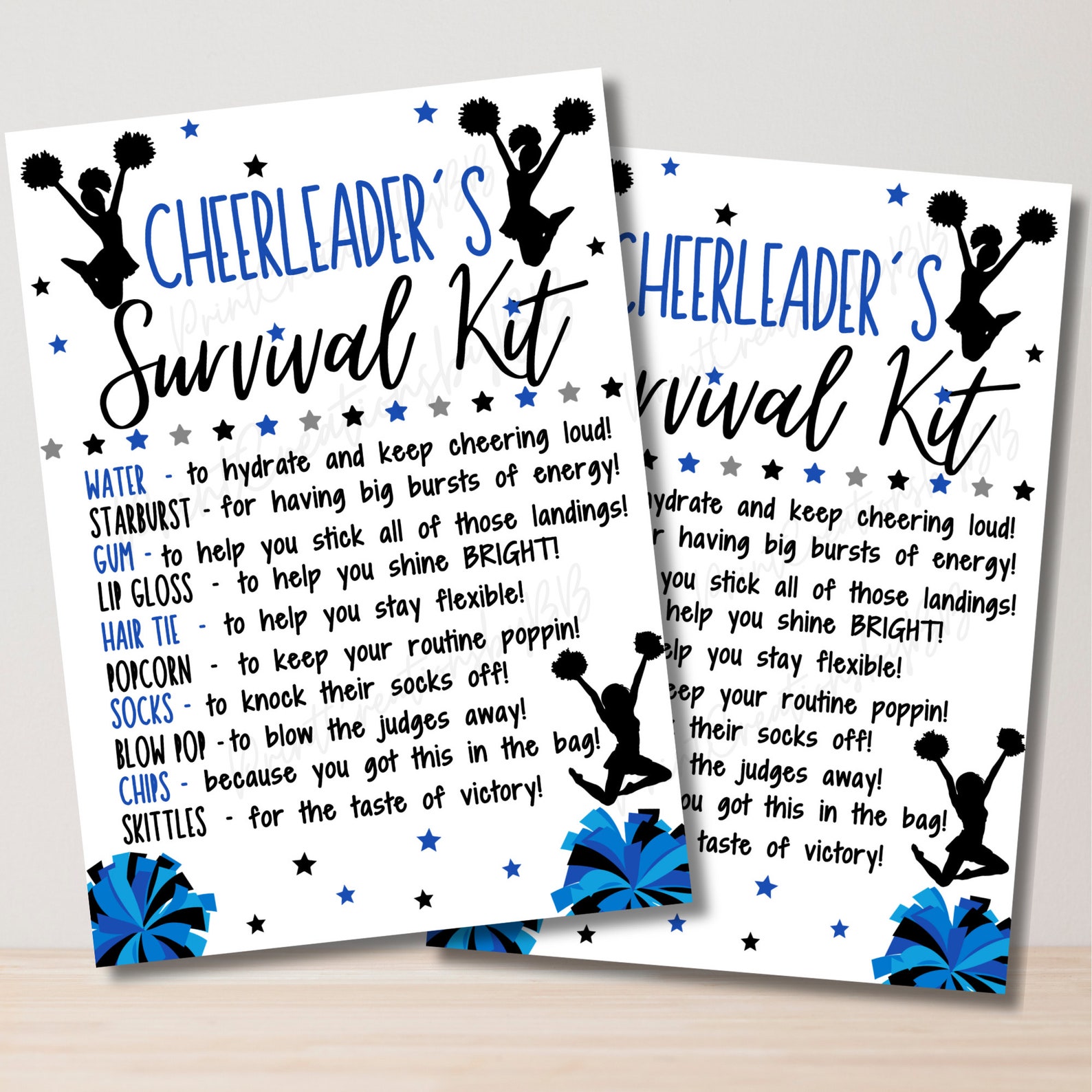 Cheer Survival Kit | Cheerleader Gifts | Dance Cheer Team Gifts | Treat ...