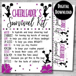 Cheer Survival Kit | Cheerleader Gifts | Dance Cheer Team Gifts | Treat ...