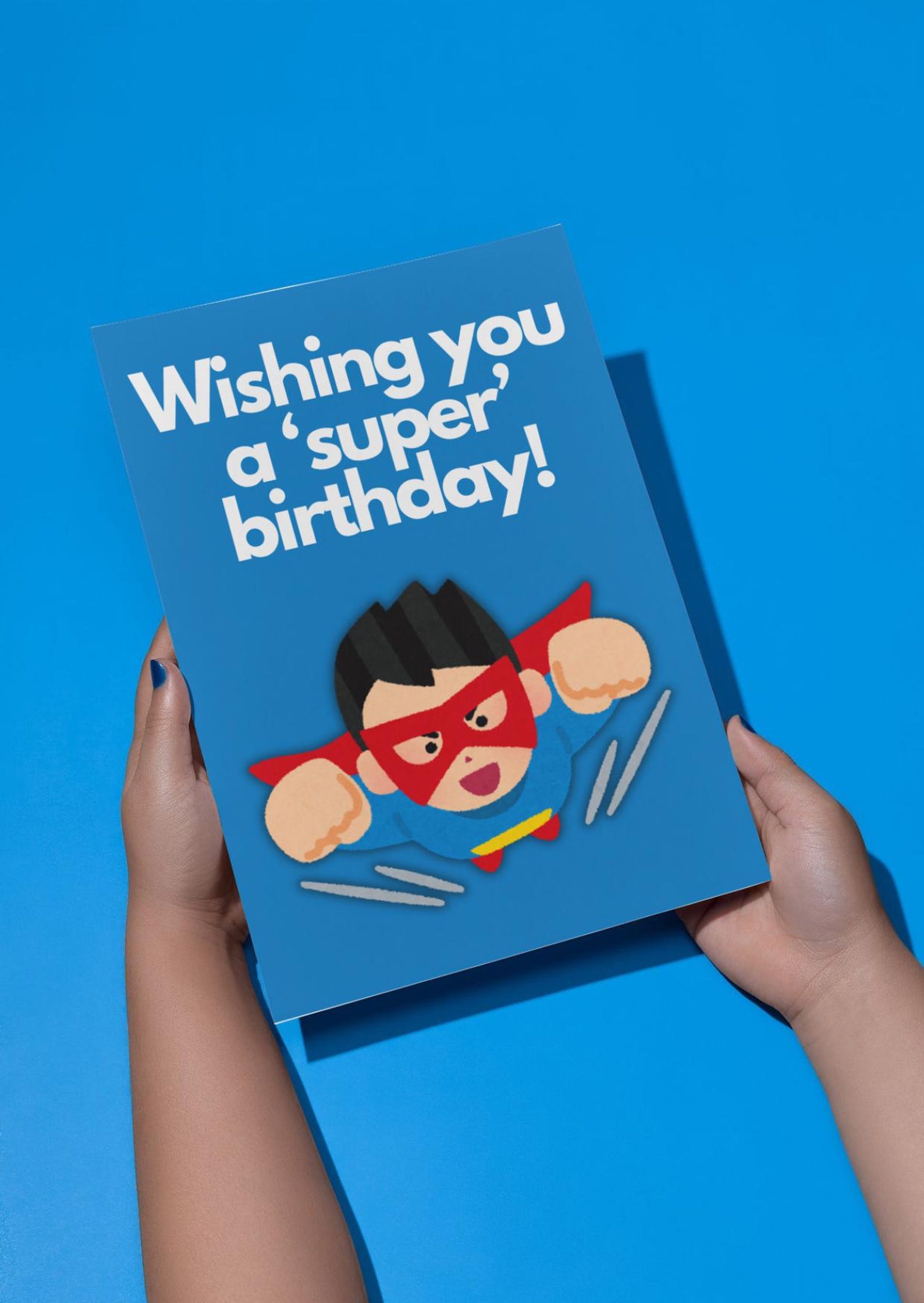 Superhero Birthday Card, Birthday Superhero Card, Instant Download ...