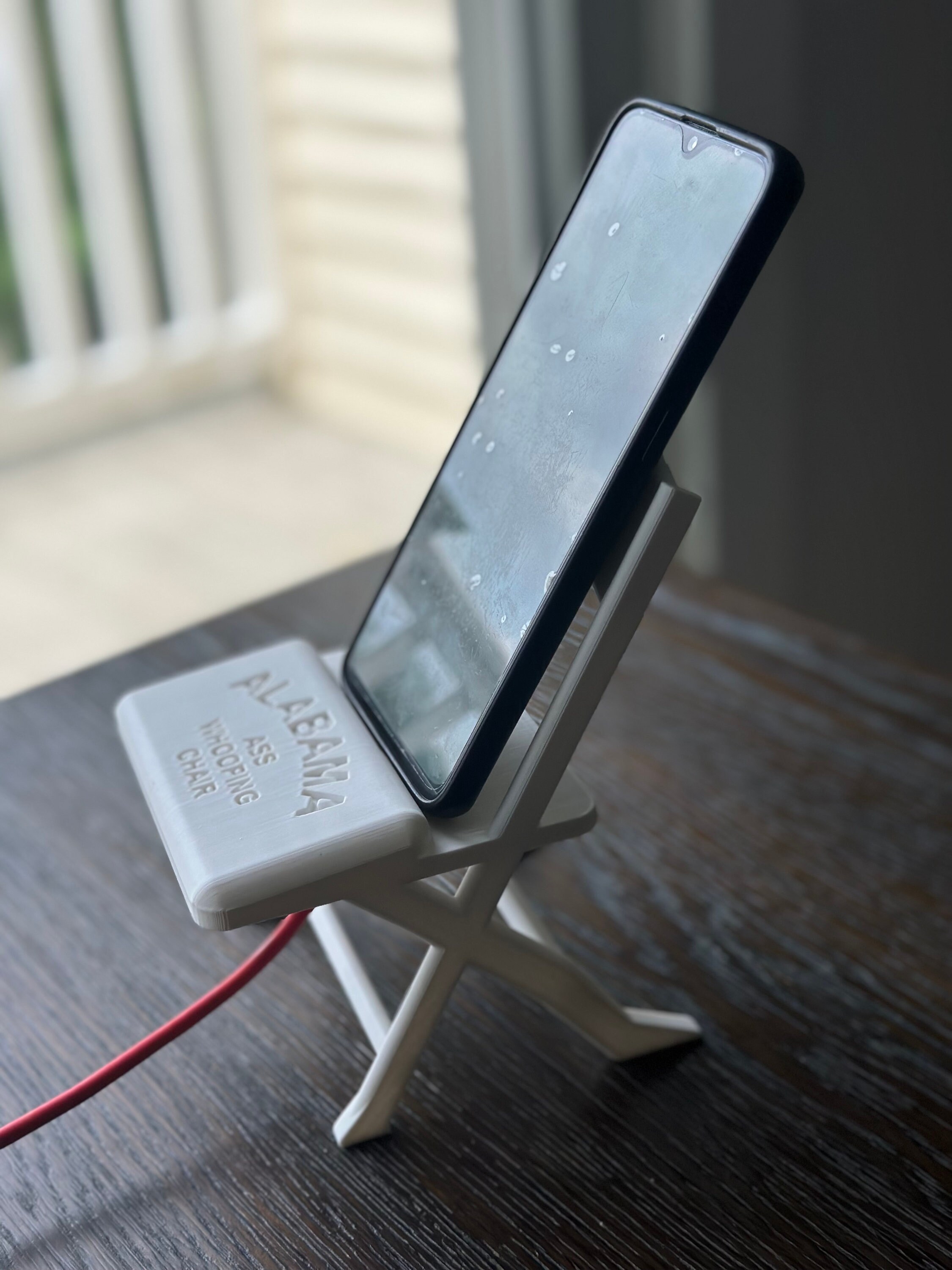 Montgomery Brawl Alabama Chair Phone Stand - Etsy