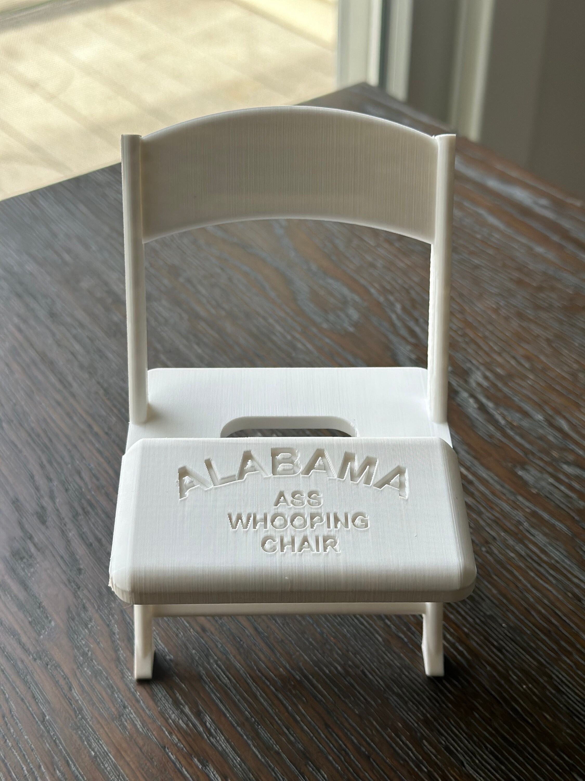 Montgomery Brawl Alabama Chair Phone Stand - Etsy