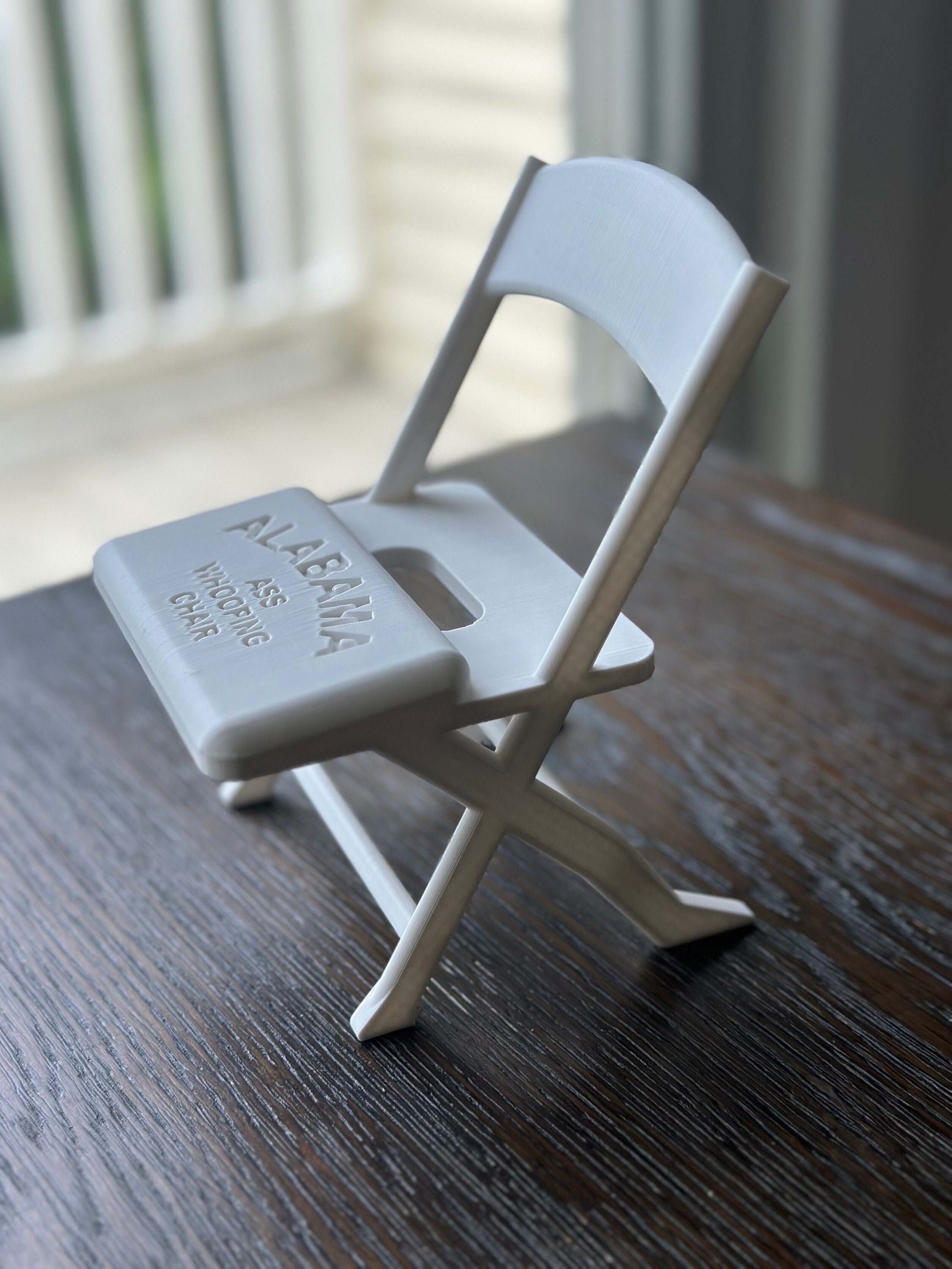 Montgomery Brawl Alabama Chair Phone Stand - Etsy