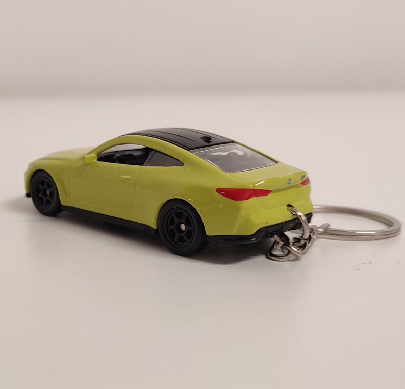 Diecast BMW M4 Car Keychain Mini Car Replica BMW M4 Toy Car Keychain ...