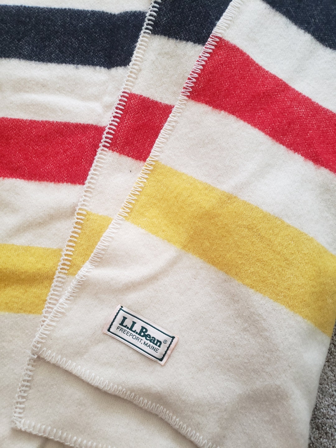 Trapper Wool Blanket Full LL Bean - Etsy