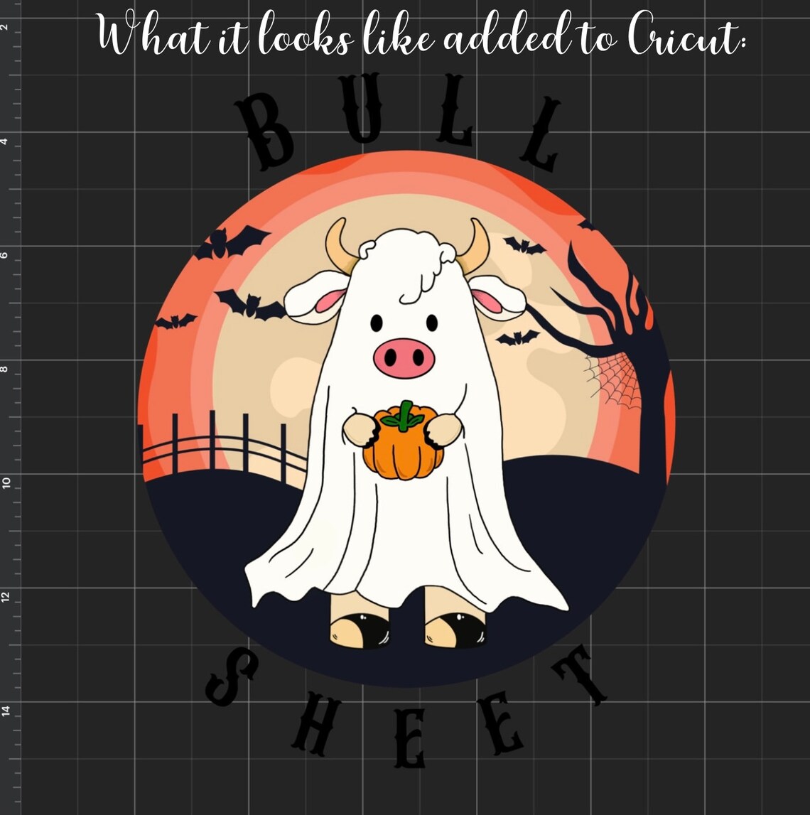 Bull Sheet Png, Halloween Cow Png, Western Halloween Png, Cute Western ...