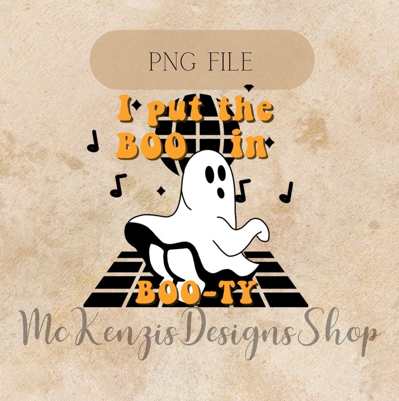 I Put the Boo in Booty PNG, Funny Ghost Png, Halloween Png, Boo Png ...