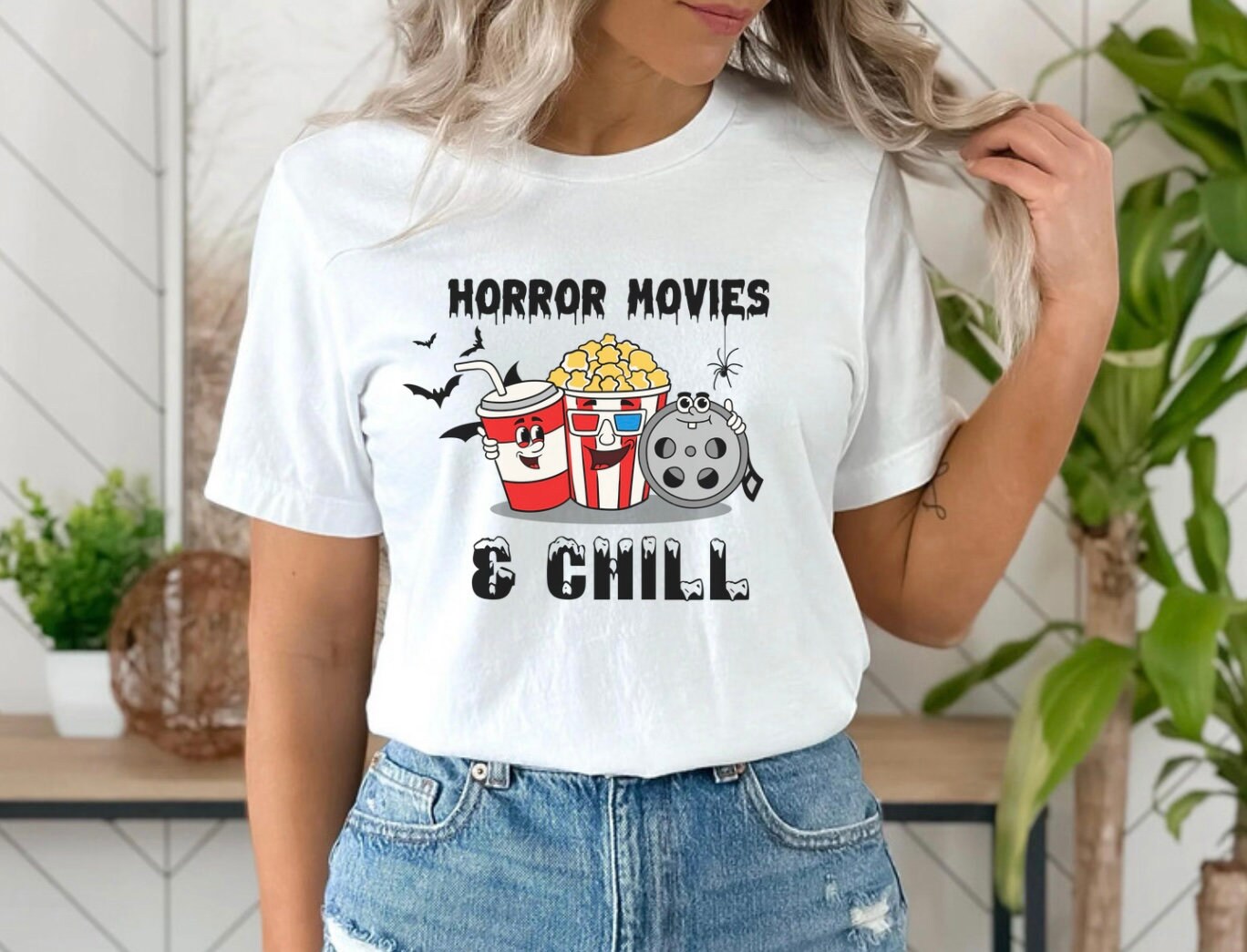 Horror Movies and Chill, Horror Movies Png, Funny Halloween Png ...
