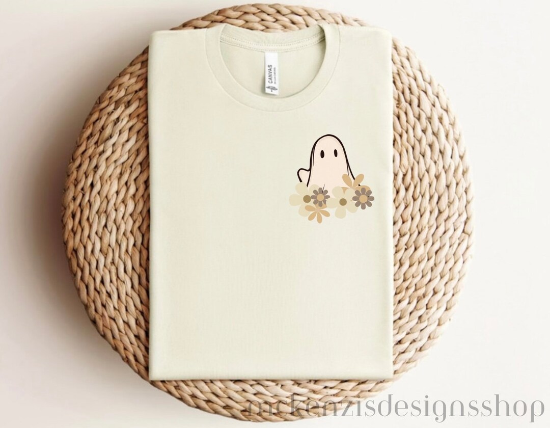 SPOOKY DAISY GHOST Png, Cute Halloween Ghost Png, Halloween Png Design ...