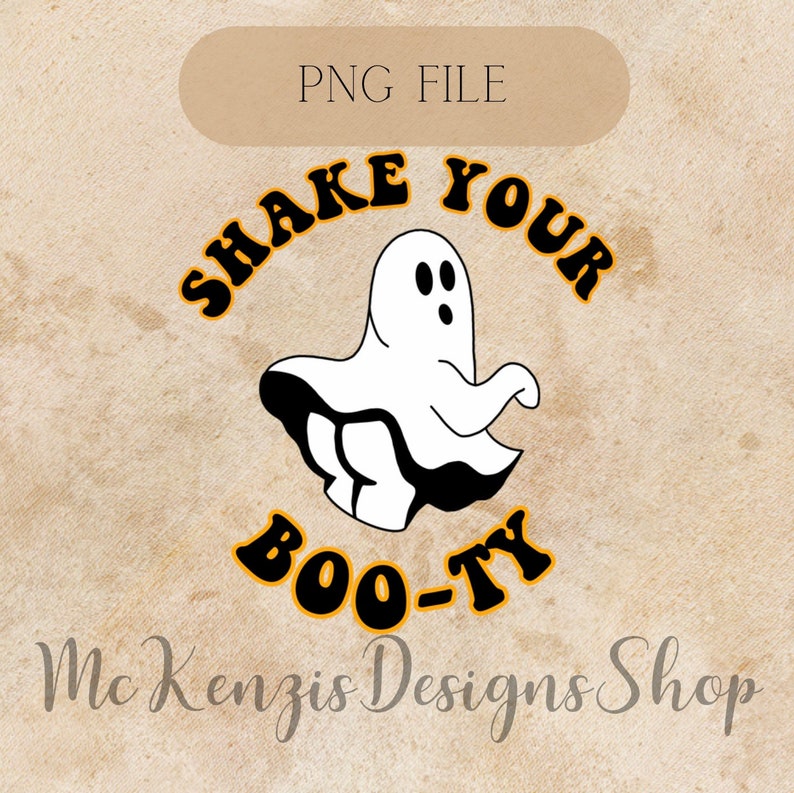 Shake Your Boo-ty Png, Halloween Png, Ghost Png, Ghoul Png, Boo Png ...