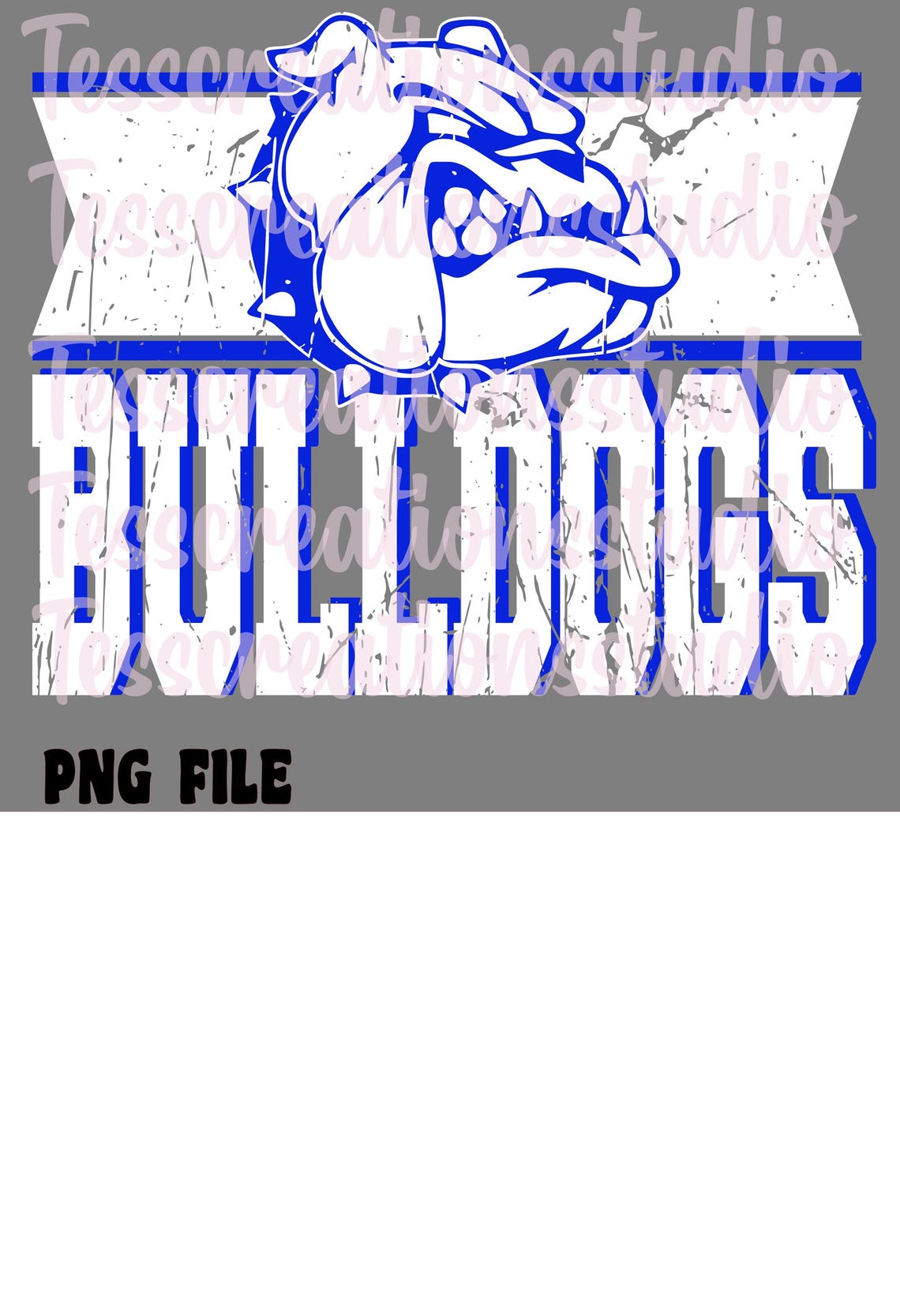Bulldogs Distressed, Blue and White, Bulldog Mascot, Bulldog Png ...