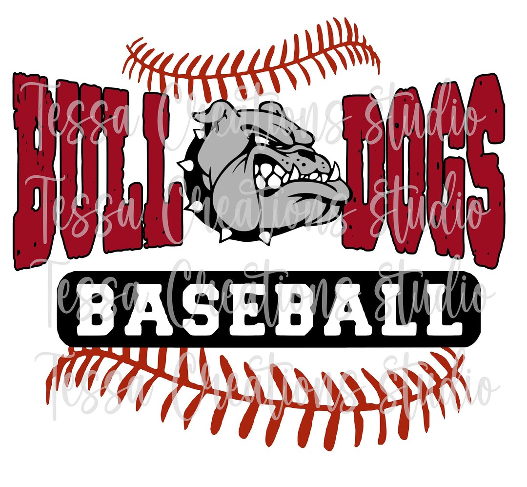 Bulldogs Baseball PNG File - Etsy