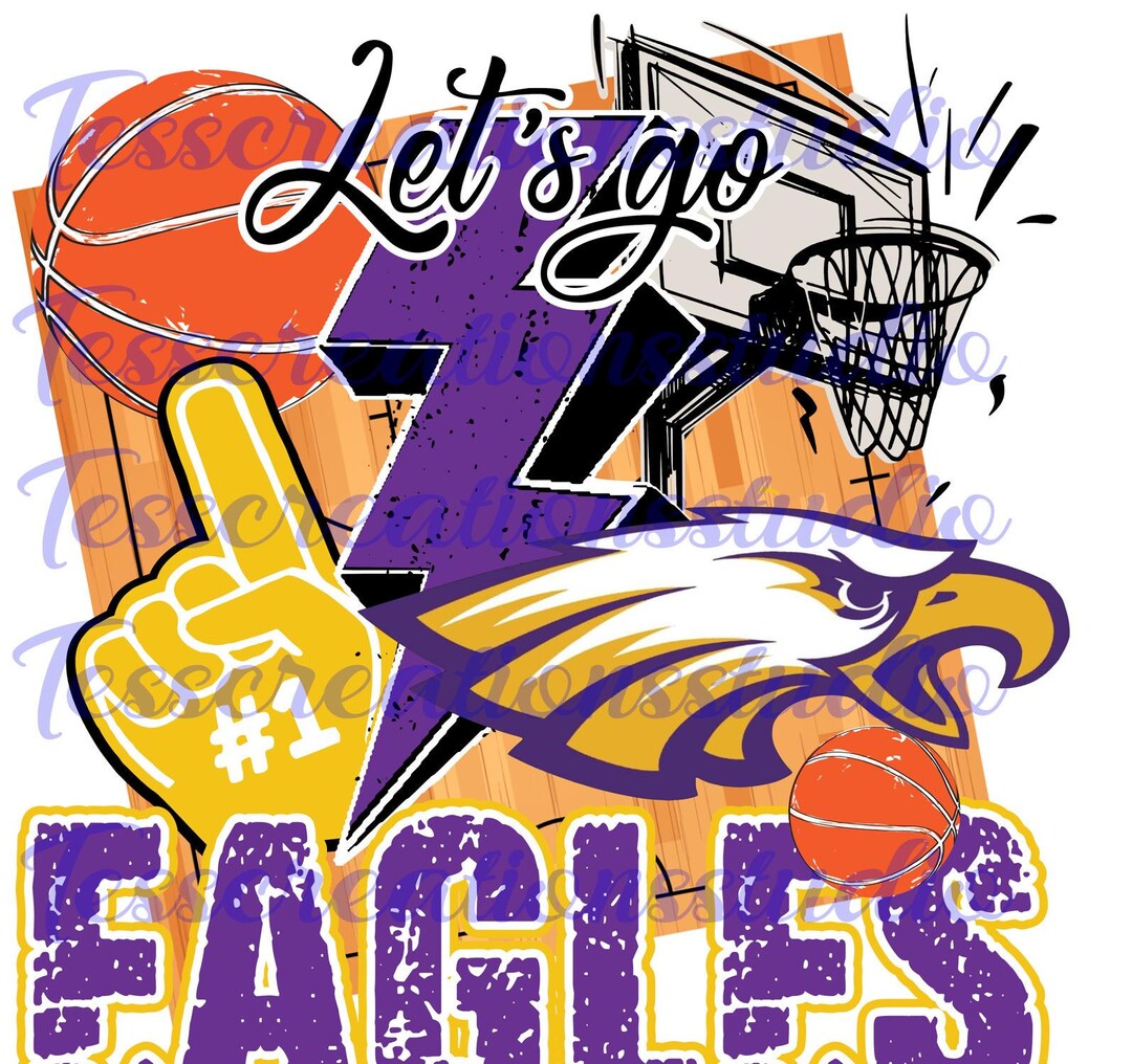 Let's Go Eagles, Eagles Basketball, Eagles Mascot, Purple and Gold, Go ...