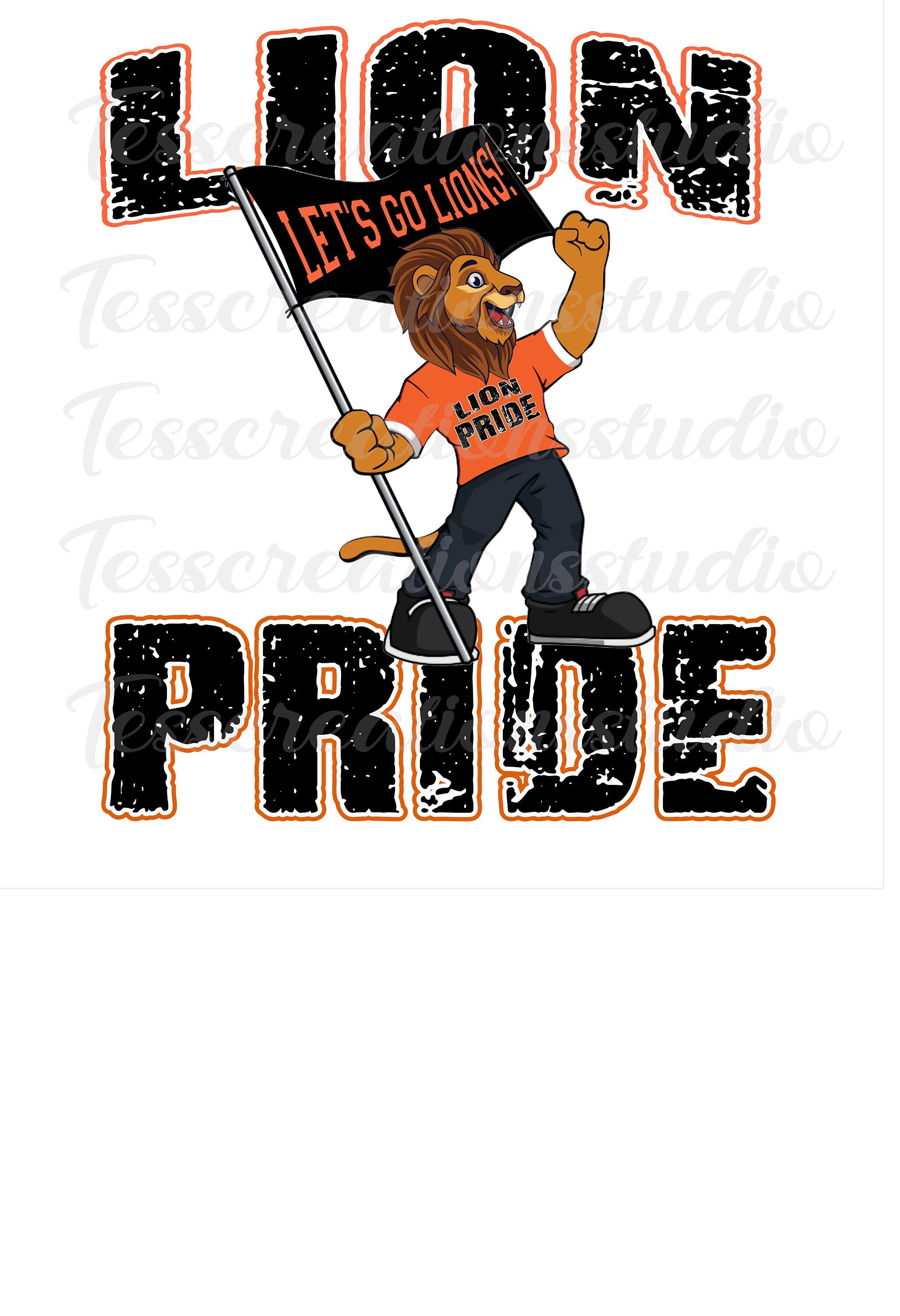 Lions, Lion Pride, Go Lions. Let's Go Lions, Team, Mascot, Spirit - Etsy