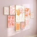 Pink and Orange Set of 12 Modern Printable Wall Art, Boho Gallery Wall ...