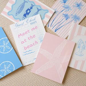 Coastal Vibe Summer Print Set, La Dolce Vita, Cute Beachy Art, 30 ...