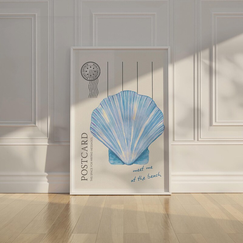 Shell Art Print - Etsy