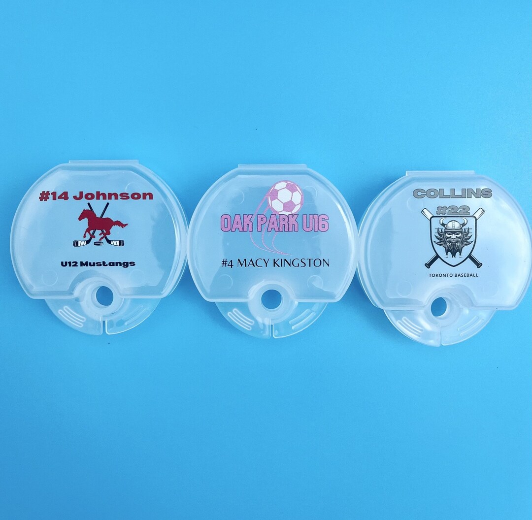 Custom Sports Team Mouthguard Case (personalized to Player) - Etsy